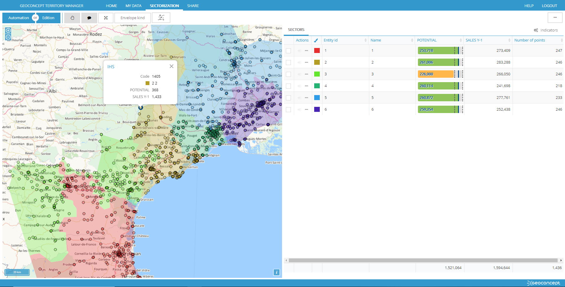 Geoconcept Territory Manager 2.0 -The Cloud Solution To Evenly ...